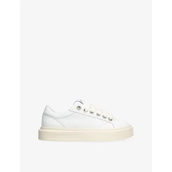 CLEENS Leather Trainers - White