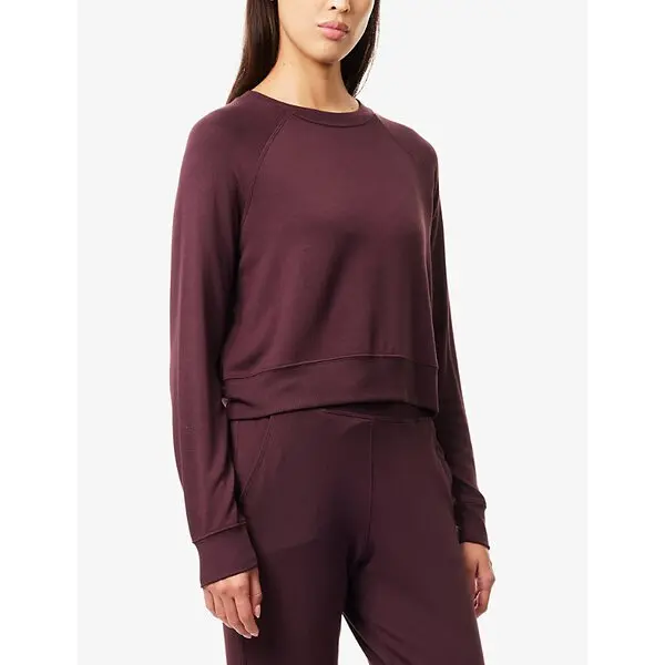 Splits59 Fleece Stretch-modal Sweatshirt