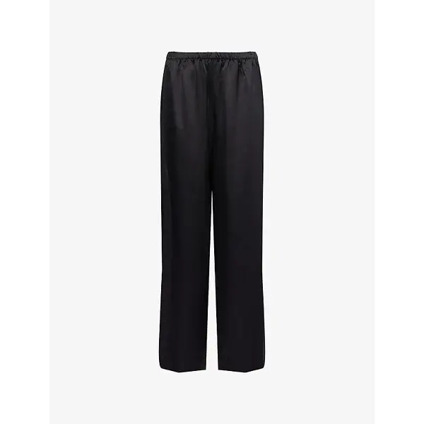 Calvin Klein Satin Sheen Pyjama Trousers - Black