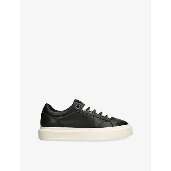 CLEENS Leather Trainers - Black