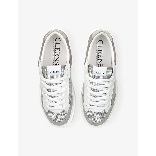 CLEENS Luxor Suede And Mesh Trainers