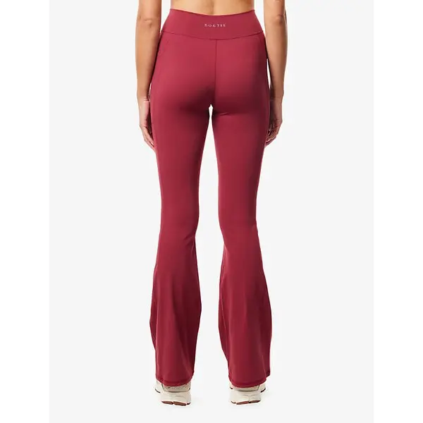 Bo+tee Flared High-rise Leggings