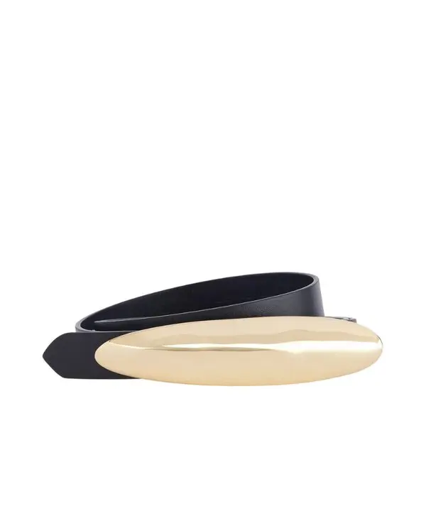 AMANU Leather Belt - Black