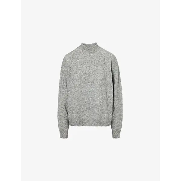 ADANOLA Oversized Crewneck Wool-blend Jumper