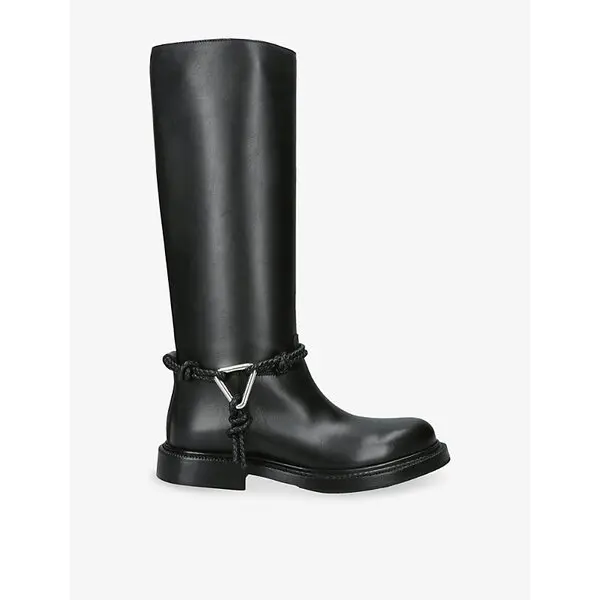 Bottega Veneta James Leather Knee-high Boots