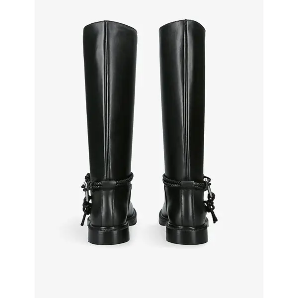 Bottega Veneta James Leather Knee-high Boots