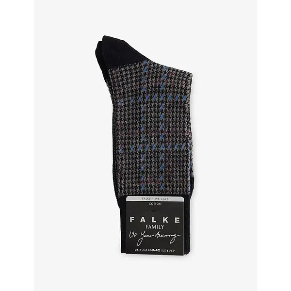 Falke Family Edition Knitted Crew Socks - Black