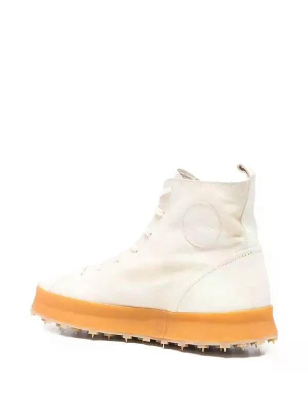 SHOTO Lace-up High-top Boots - Neutrals