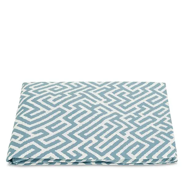 MATOUK Gabriel Fitted Sheet, Queen - Stony Blue