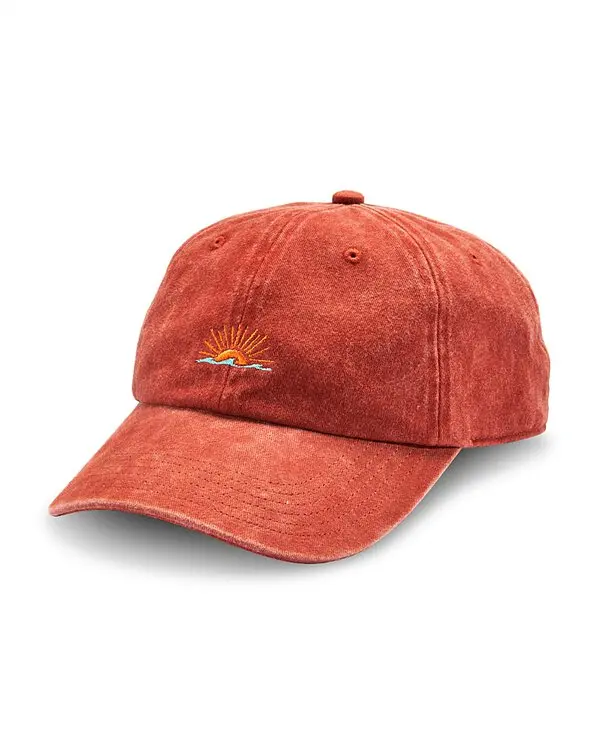Faherty Brand Pigment Dyed Baseball Cap - Bruschetta