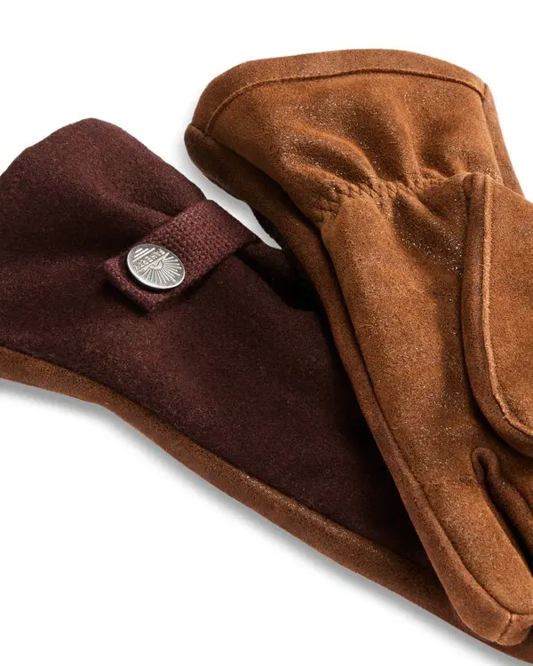 Faherty Brand Wool And Leather Gloves