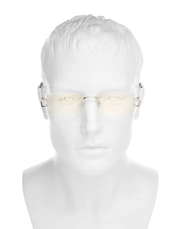 CARTIER Rectangular Optical Glasses, 56mm