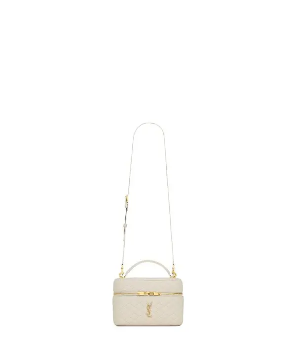 Saint Laurent Gaby Large Vanity Bag - Open White