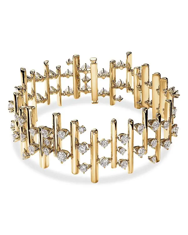 Hearts On Fire 18k Yellow Diamond Bracelet - Gold