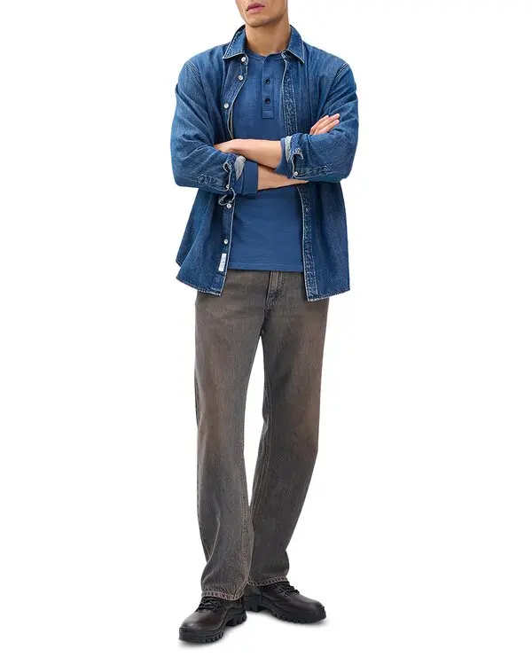Rag & Bone Finch Denim Relaxed Fit Button Down Shirt