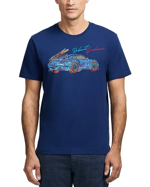 Robert Graham Road Trip Cotton Graphic Tee