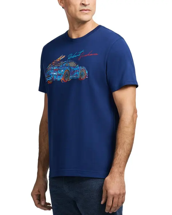 Robert Graham Road Trip Cotton Graphic Tee