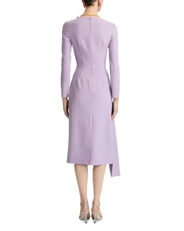 Oscar De La Renta Drape Dress