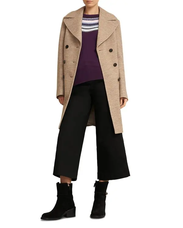 HOBBS LONDON Fair Isle Pullover Jumper - Vibrant Plum
