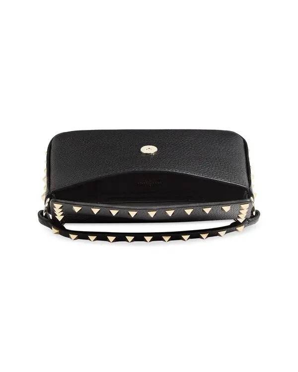 Valentino Garavani Rockstud Top Handle Shoulder Bag - Black