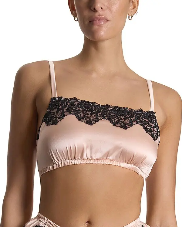 Hanky Panky X Lexi Wood Victoria Bralette - Lexi Blush/black