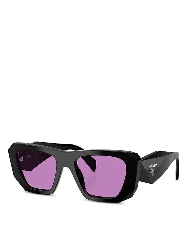 Prada Square Sunglasses, 53mm - Black