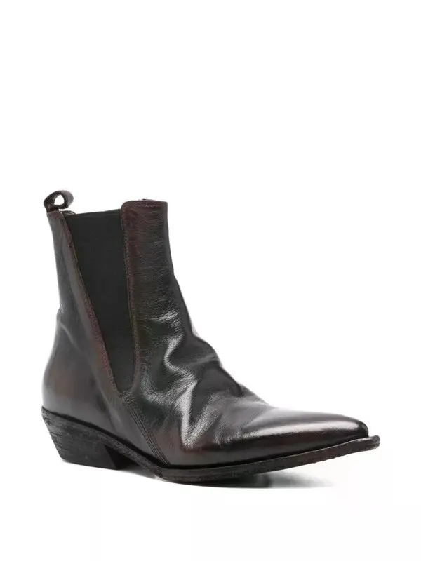 Officine Creative Pointed-toe Ankle Boots