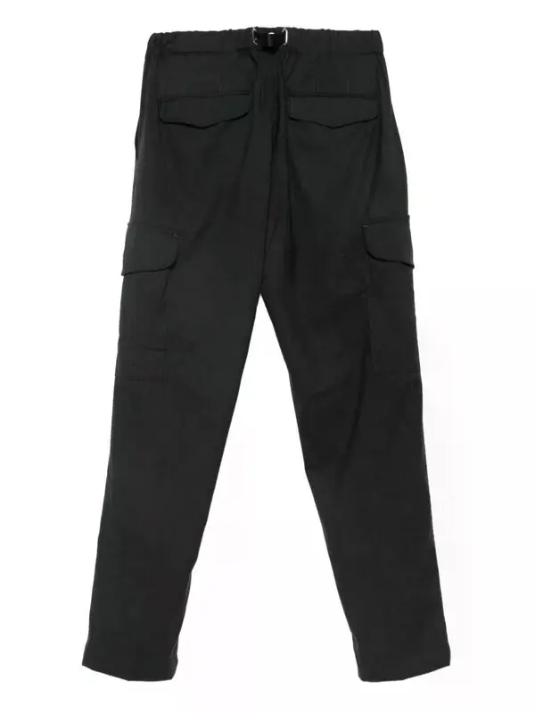 WHITE SAND Belted Cargo Trousers