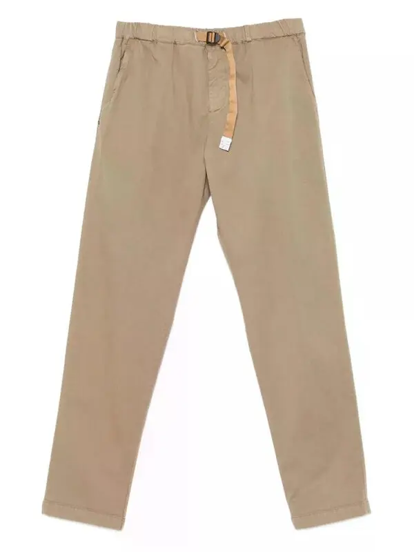 WHITE SAND Belted Trousers