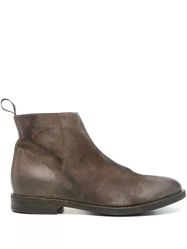 Moma Leather Ankle Boots