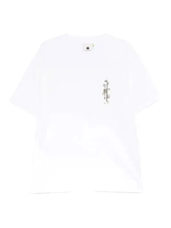 NEW AMSTERDAM Logo-print T-shirt - White