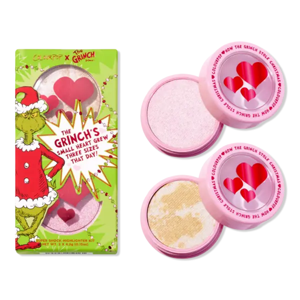 COLOURPOP X The Grinch Change Of Heart Super Shock Highlighter Kit - One-color