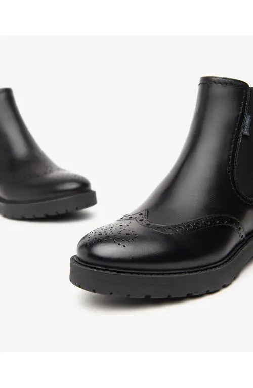 NEROGIARDINI Wingtip Chelsea Boot - Black