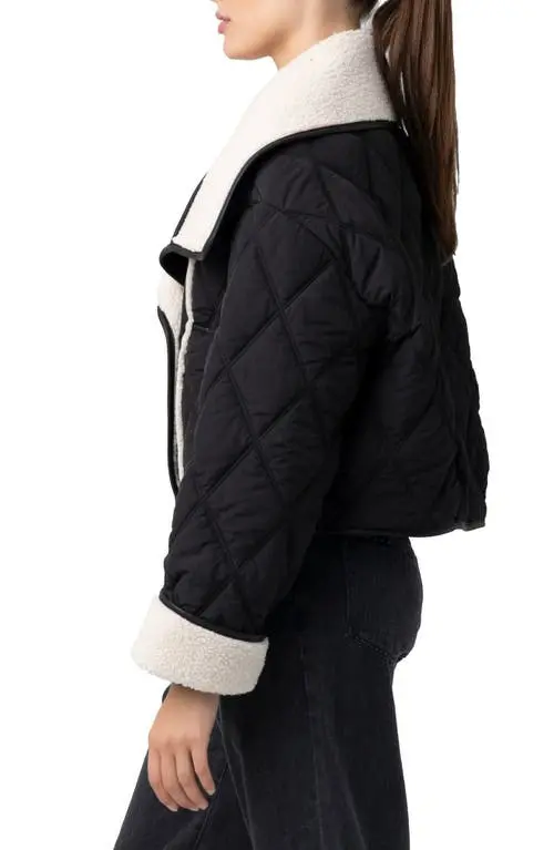 Blanknyc Faux Shearling Quilted Jacket