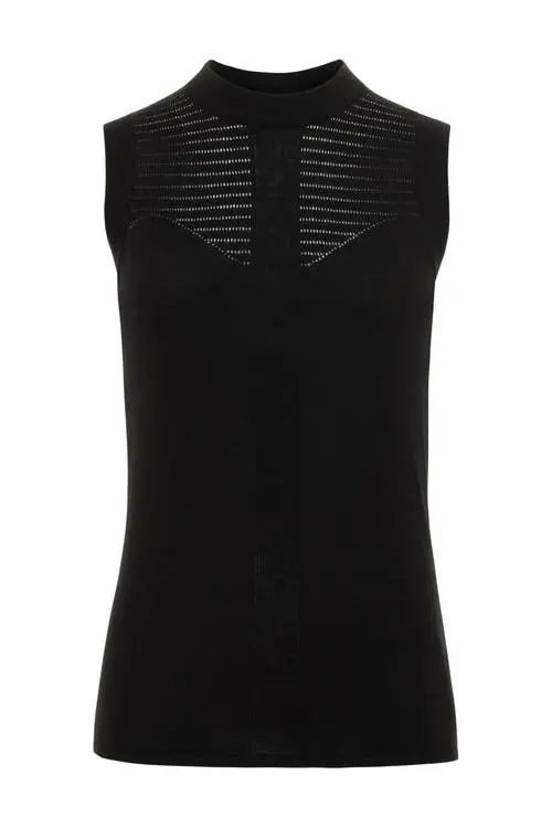 Anatomie Evie Sleeveless Knit Top - Black