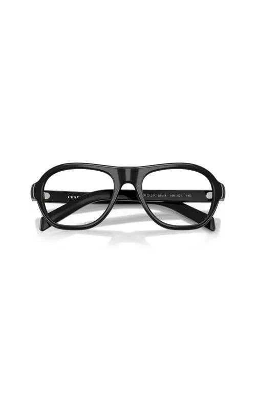 Prada Pr C12vf Pillow Optical Glasses - Black