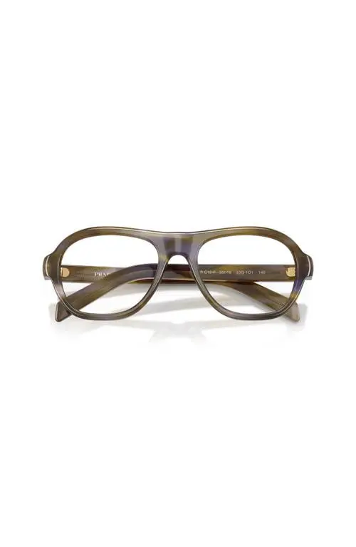 Prada 55mm Rectangle Optical Glasses