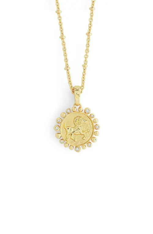ANABEL ARAM JEWELRY Zodiac Cubic Zirconia Pendant Necklace - Aries