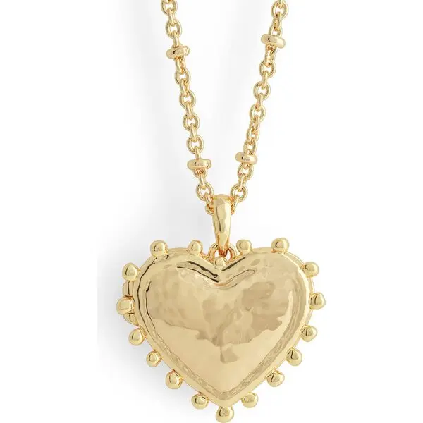 ANABEL ARAM JEWELRY Large Heart Locket Necklace - Gold