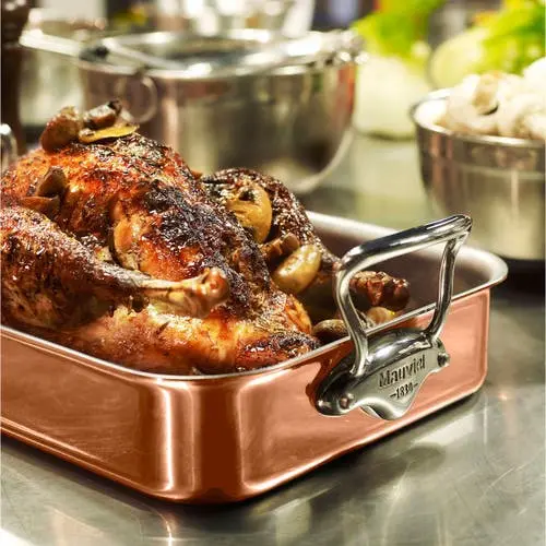 MAUVIEL M'150s Tri-ply Roasting Pan With Rack