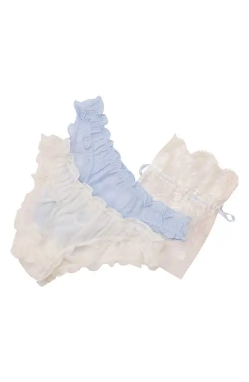 Rya Collection Sweetie Assorted 2-pack Ruffle Chiffon Briefs