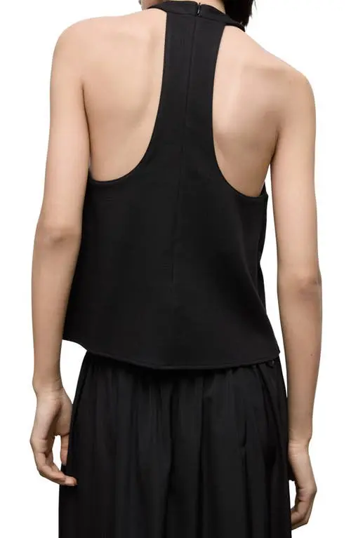 Mango Cropped Racerback Tank
