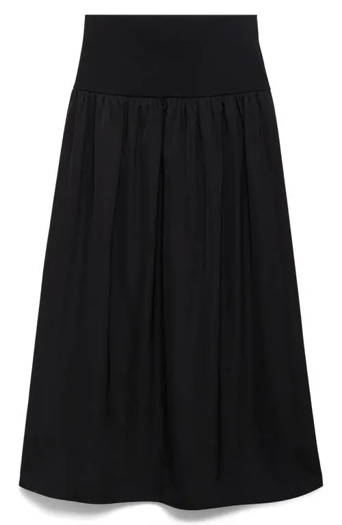Mango Gathered A-line Skirt