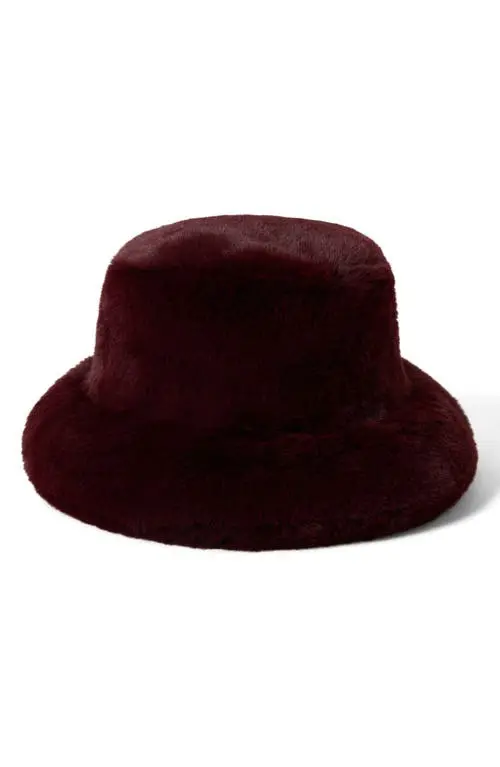 Brixton Dion Packable Faux Fur Hat - Port