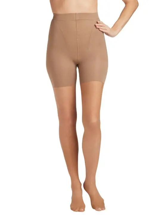SECRET SOLUTIONS Instant Shaper Tights - Honey