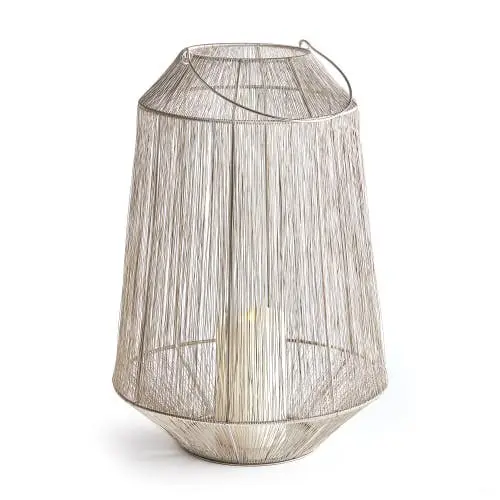 NAPA HOME & GARDEN Elwin Lantern Cover - Silver
