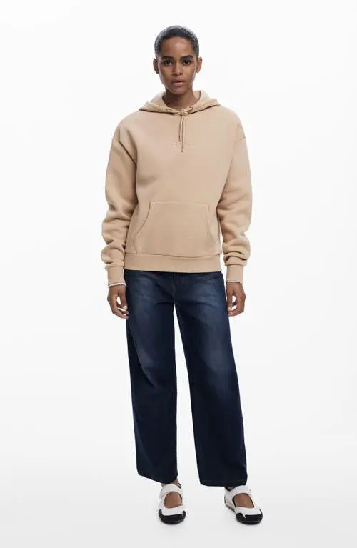 Desigual Logo Fleece Hoodie