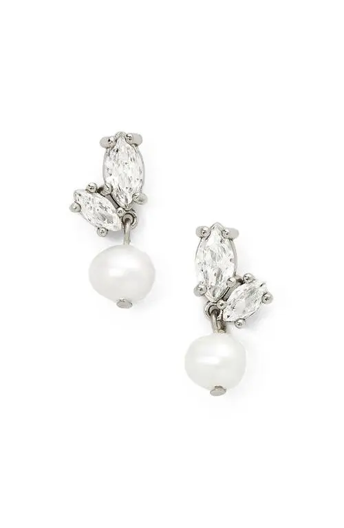 OLIVE & PIPER Bryn Drop Earrings - Silver