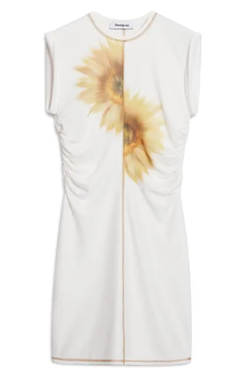 Desigual Sunflower Printed Body-con Dress