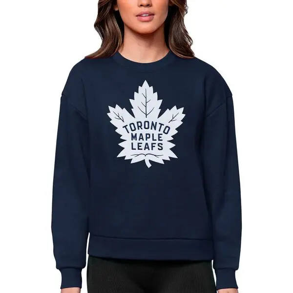 ANTIGUA Toronto Maple Leafs Crewneck Pullover